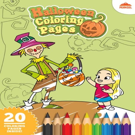 Halloween Coloring Pages - Printable Coloring Book for Kids | PDF