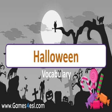 Halloween-PPT-frightening Vocabulary.pptx