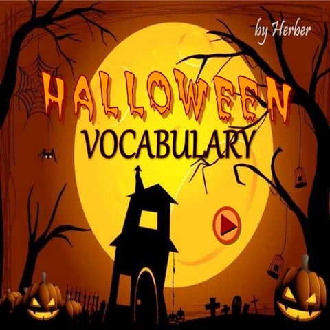 Halloween vocabulary-flashcards- | PPTX