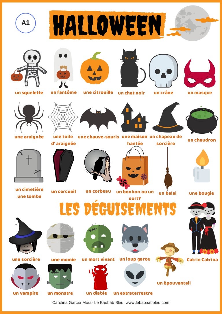Lexique Halloween (A1)