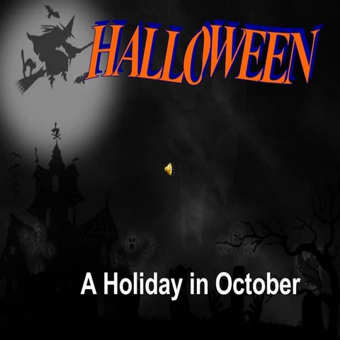 Halloween Power Point for ESL Students | PPSX