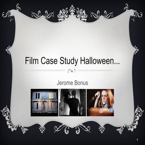 Halloween film case study analysis | PPT