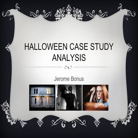 Halloween film case study analysis | PPT
