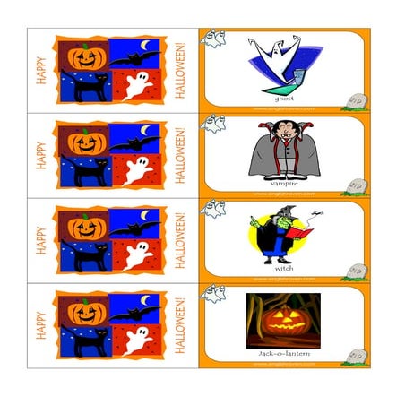 Halloween Flashcards 830989 | PPT