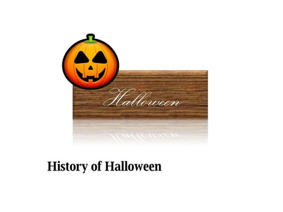 The history of halloween | PPT
