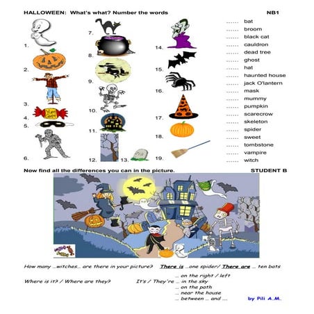 Halloween nb1 b | PDF | Paranormal Phenomena | Hobbies & Interests
