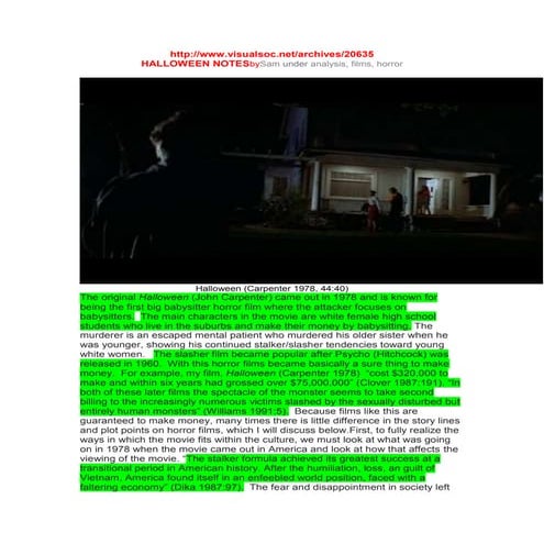 Carrie horror film (1976) | PPTX