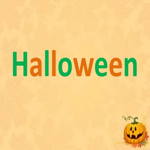 Halloween presentation | PPTX