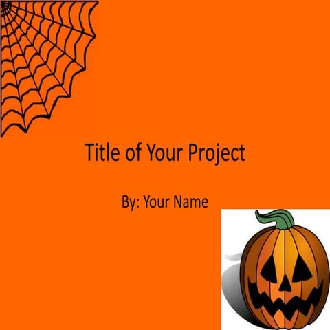 Halloween project | PPTX