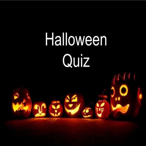 Halloween quiz | PPTX