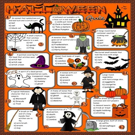 Halloween quiz | PDF