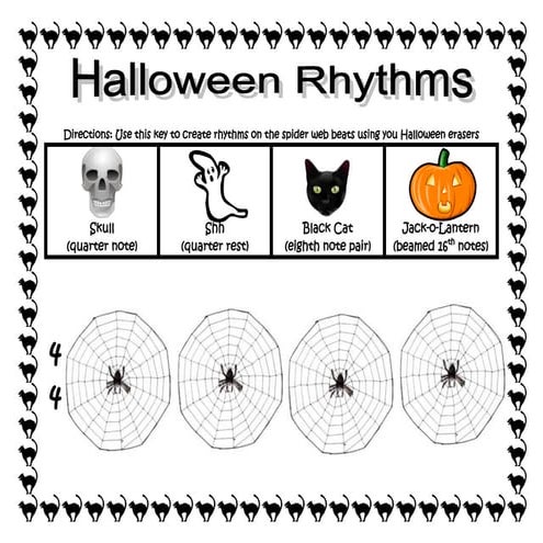 Halloween rhythms | DOCX