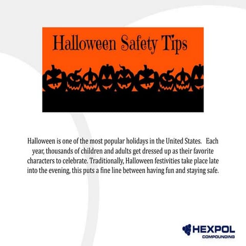 Halloween Safety | PPTX