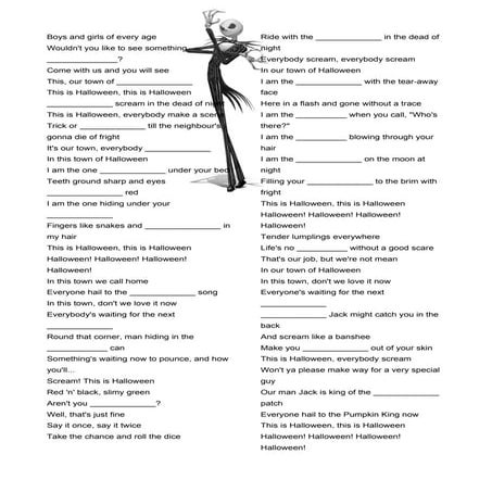 Halloween song | PDF