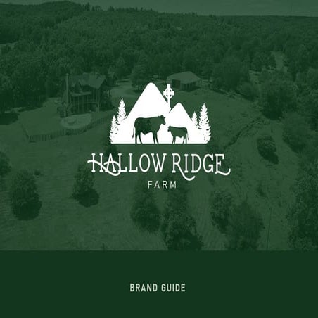 Hallow Ridge Farm Brand Guide | PDF
