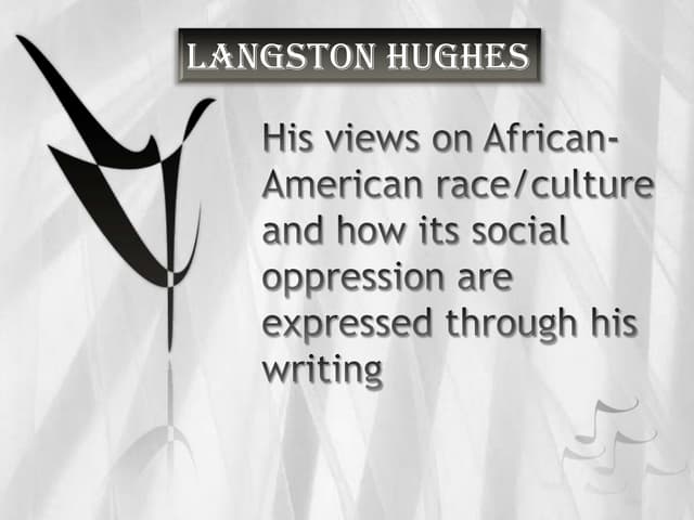 Langston Hughes Powerpoint.Doc