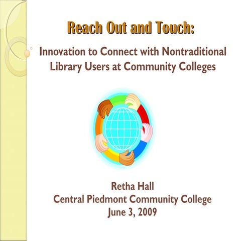Reaching underserved student populations | PPTX