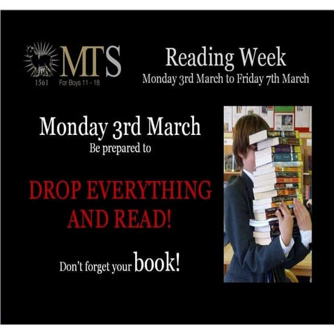 Spring Term Reading Week | PPTX | Education