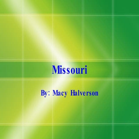 Missouri | PPT