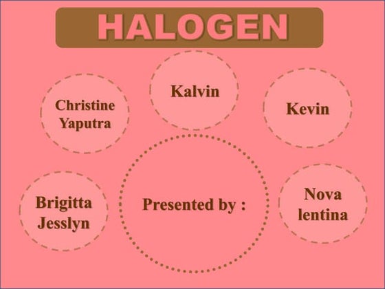 SlideShare Unsur Kimia Halogen | PPT