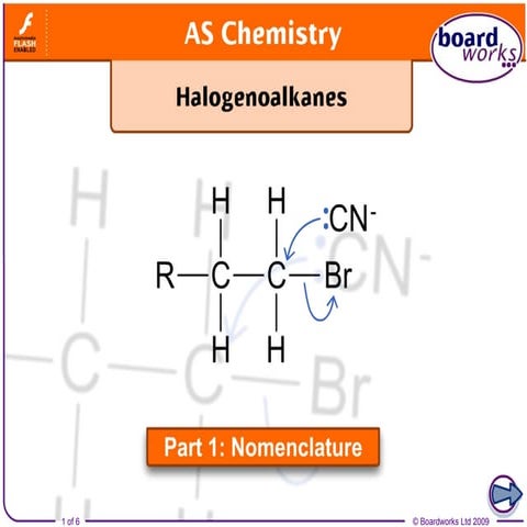 Halogenoalkanes part 1 nomenclature | PPT