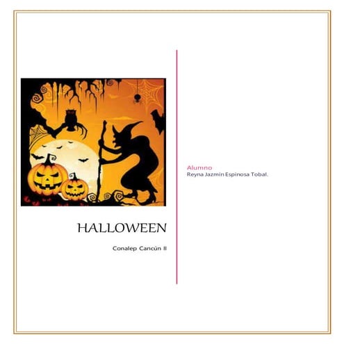 ¿que es el halloween? | PPTX
