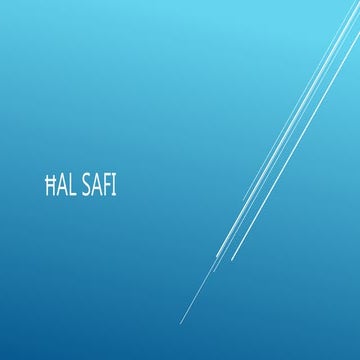 Hal safi grp 4 | PPT