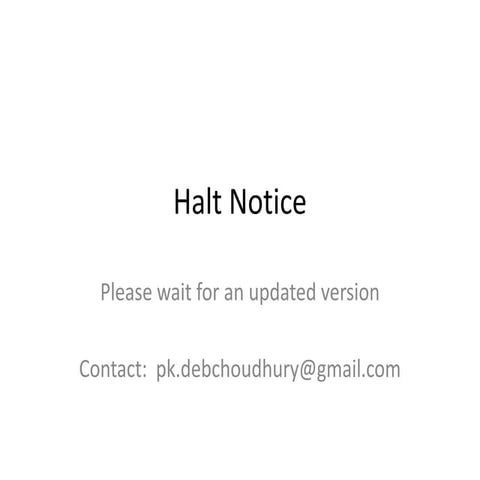 Halt notice | PPT