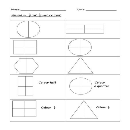 Halves quarters shading | PDF