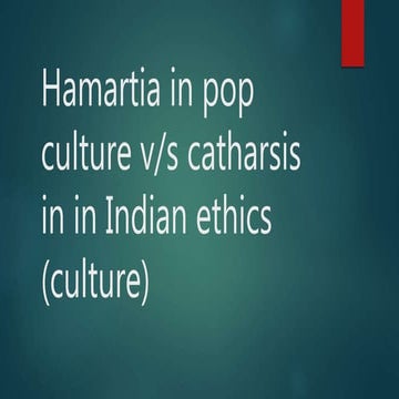 Hamartia and catharsis | PPTX