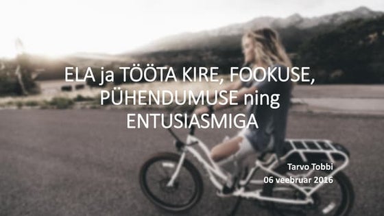 Tervisenõustamine alex trope | PPT