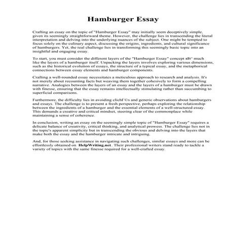 Hamburger Essay.pdf