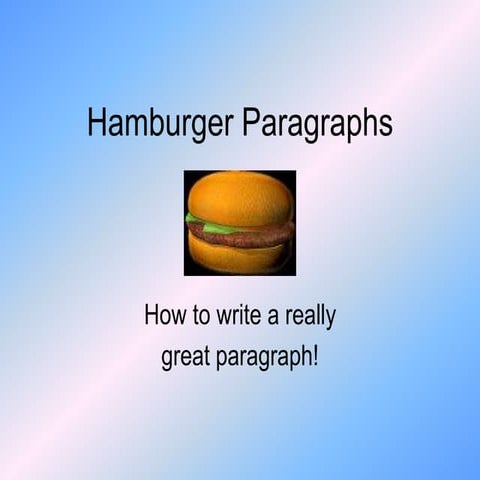 Hamburger_Paragraphs.ppt