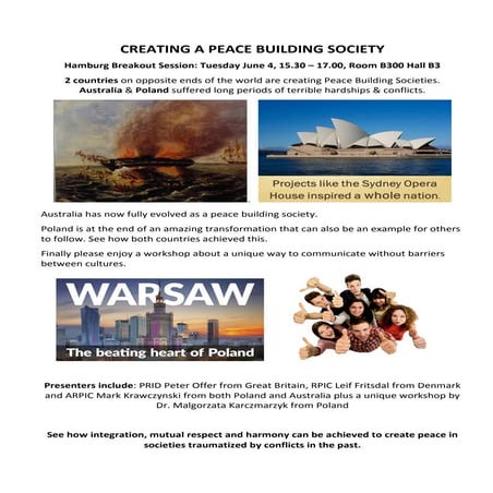 Creating a Peacebuilding Society | PDF
