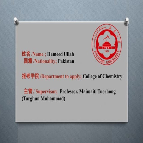 Hameed Ullah ppt for PhD.pptx in china 1 | PPT