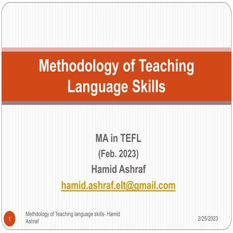 Hamid Ashraf-Teaching Skills-Speaking- 982.ppt