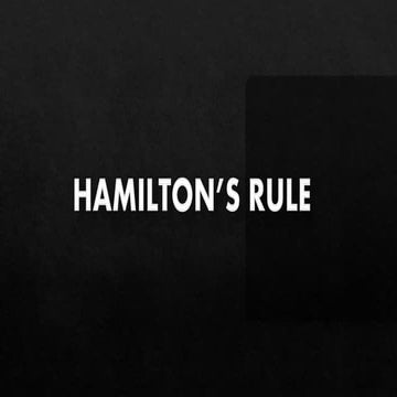 Hamilton rule with numerical | PPTX