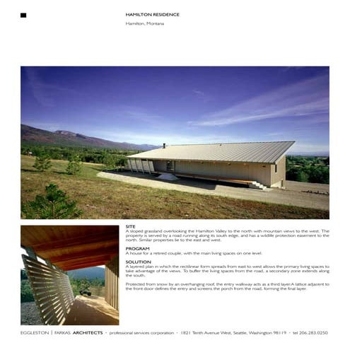 Hamilton Residence brochure | PDF