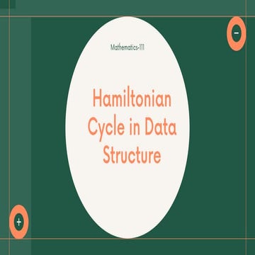 Hamiltonian Cycle In Data Structure 2 Pptx Maps And Navigation
