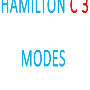 Hamilton C3 ventilator workshop in ICU unit | PPTX