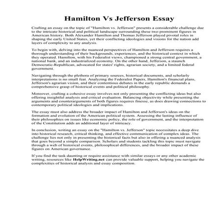 Hamilton Vs Jefferson Essay.pdf