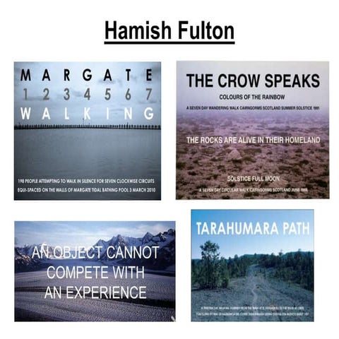 Hamish Fulton Analysis | PPTX