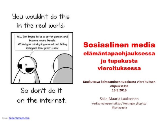 Janne Matikainen - Sosiaalinen? Media? | PPT