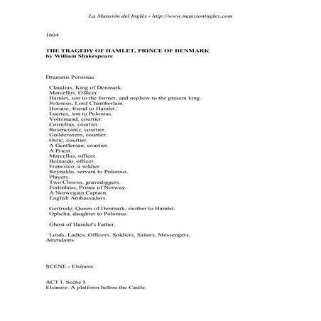 Hamlet | PDF