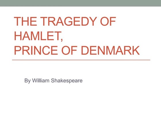 Hamlet characters | PPTX | Fiction | Books and Literature