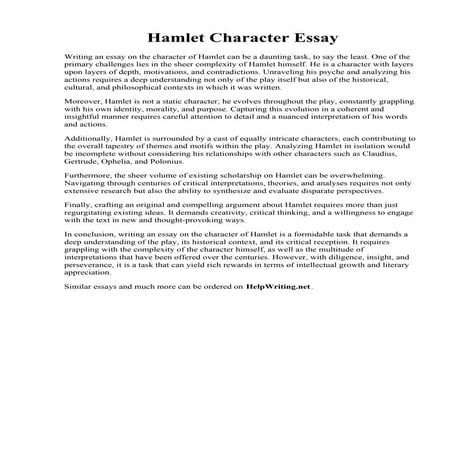 Hamlet Character Essay.pdf
