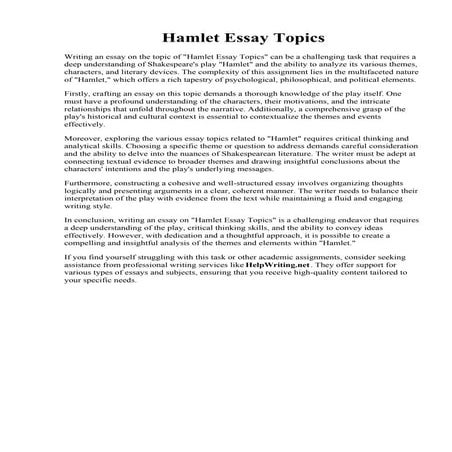 Hamlet Essay Topics.pdf