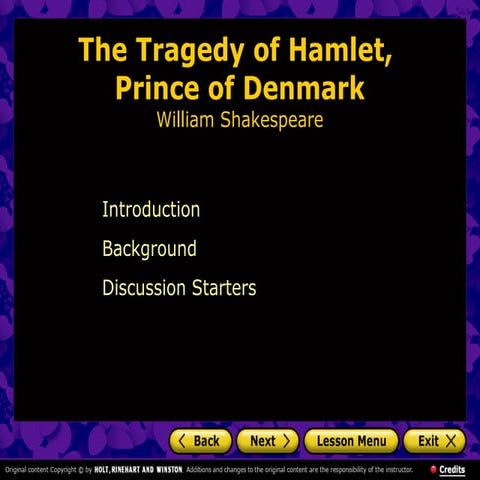 Hamlet intro | PPT
