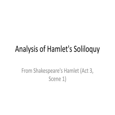 Hamlet_Soliloquy_Analysis by William Shakespeare.pptx