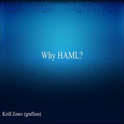 Haml New Html Ru Ppt Free Download